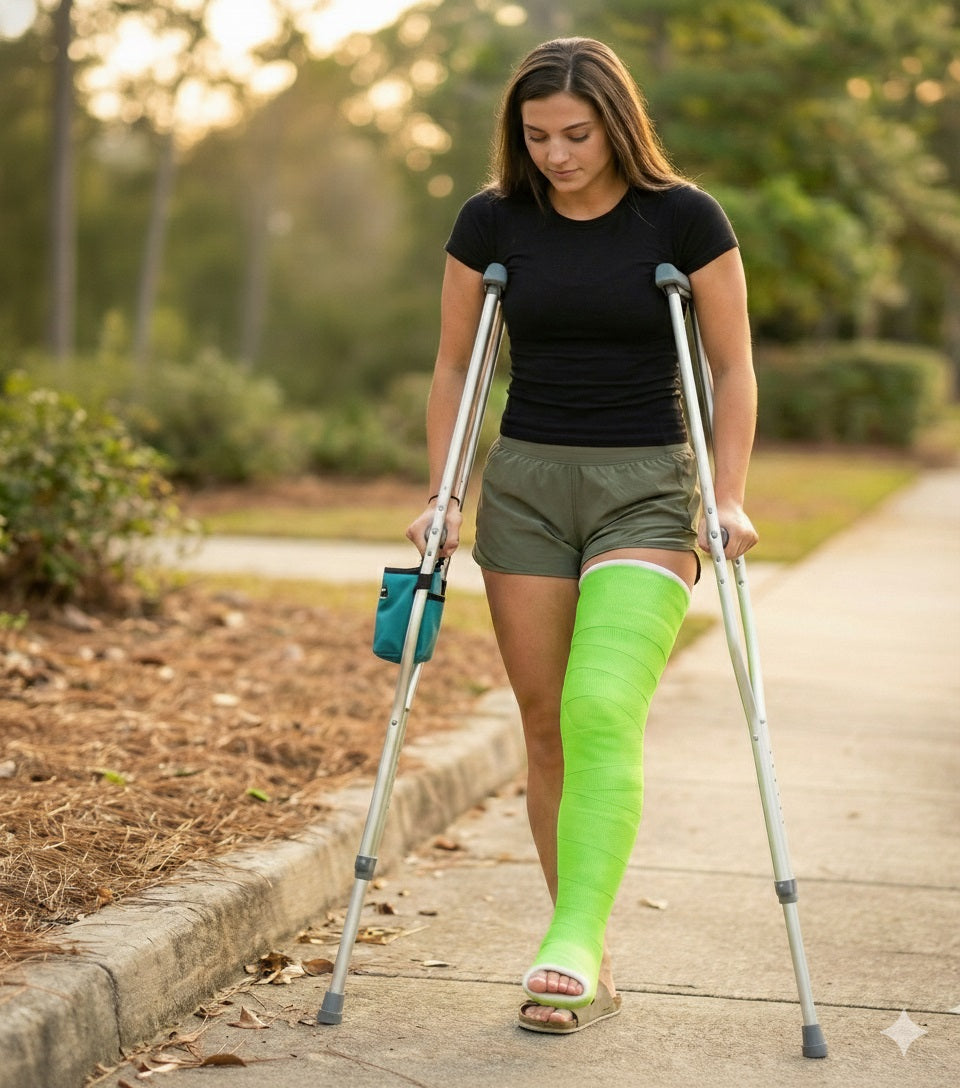 Long Leg Cast Kit (LLC) | Fiberglass Knee & Upper Leg Cast | OrthoTape