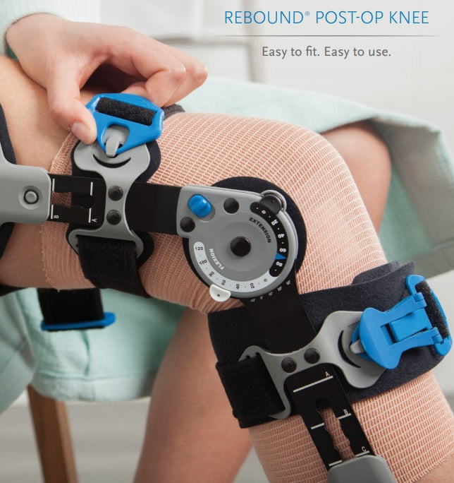 Ossur Rebound Post-Op ROM Hinged Knee Brace | ACL Recovery | OrthoTape