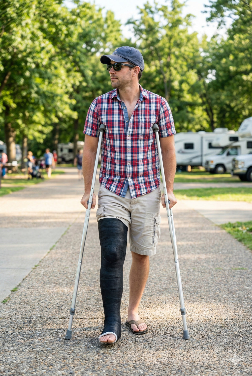 Long Leg Cast Kit (LLC) | Fiberglass Knee & Upper Leg Cast | OrthoTape