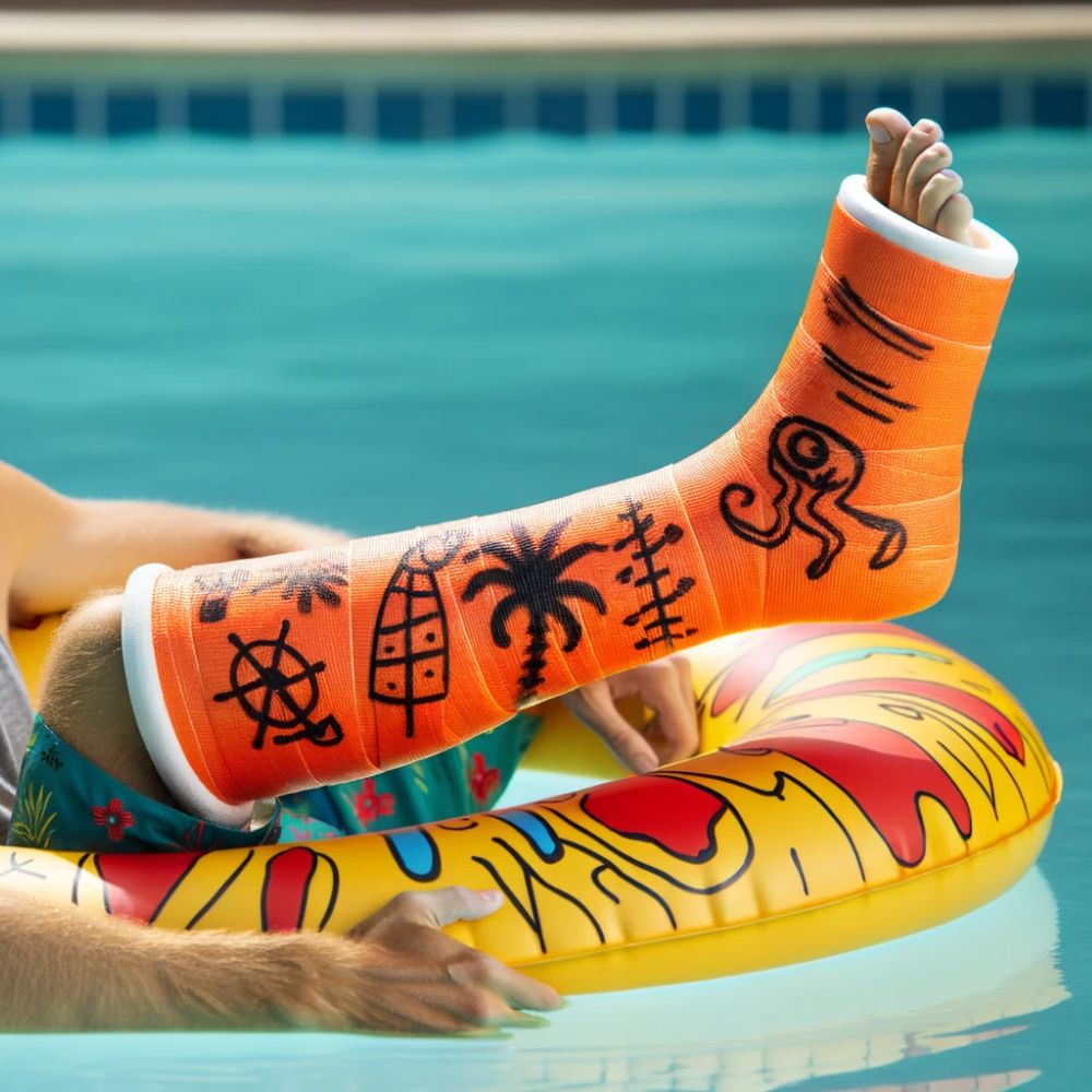 Waterproof Cast | Short Leg Cast Kit - OrthoNeal