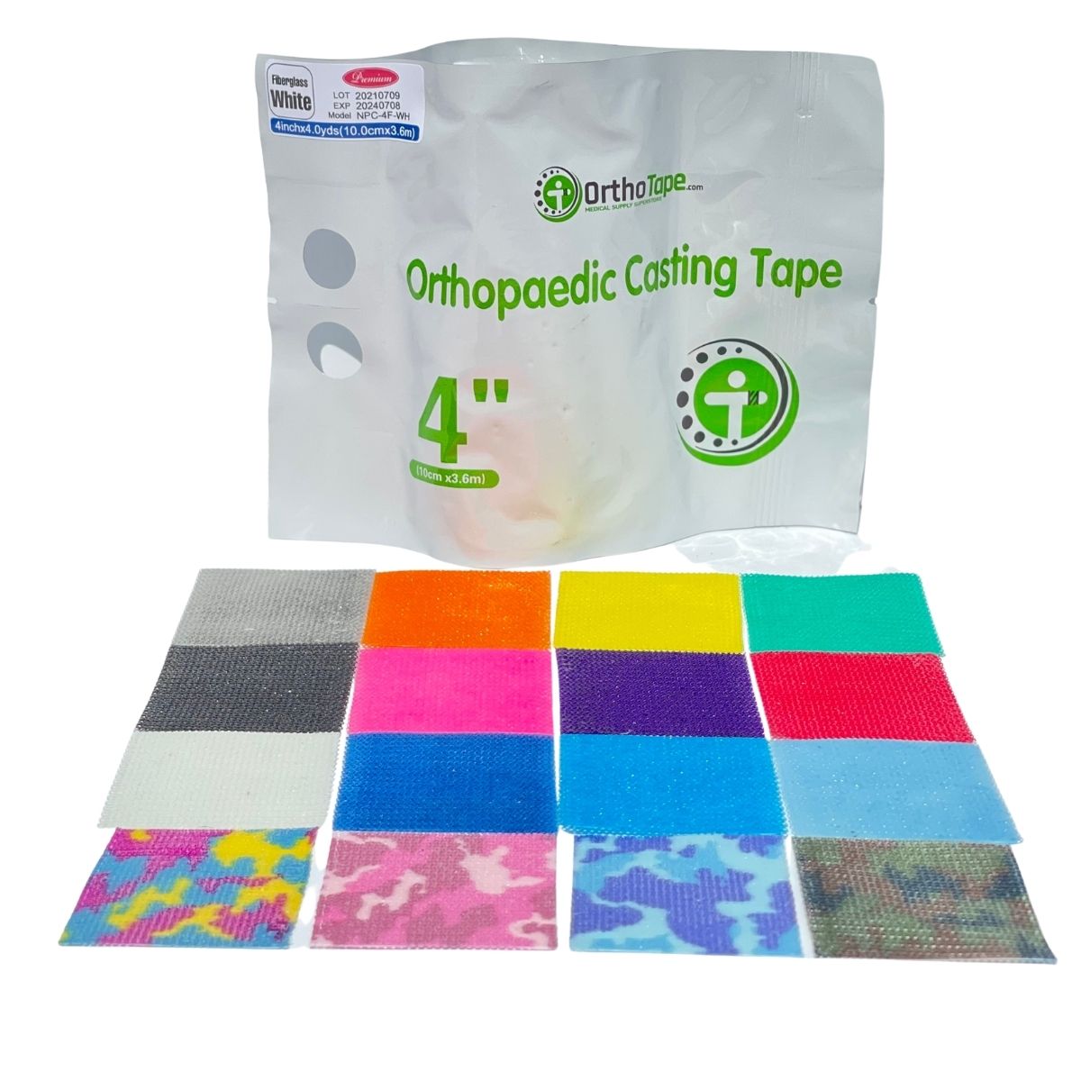 Hard Cast Material - 4 Inch 1 Roll – OrthoTape