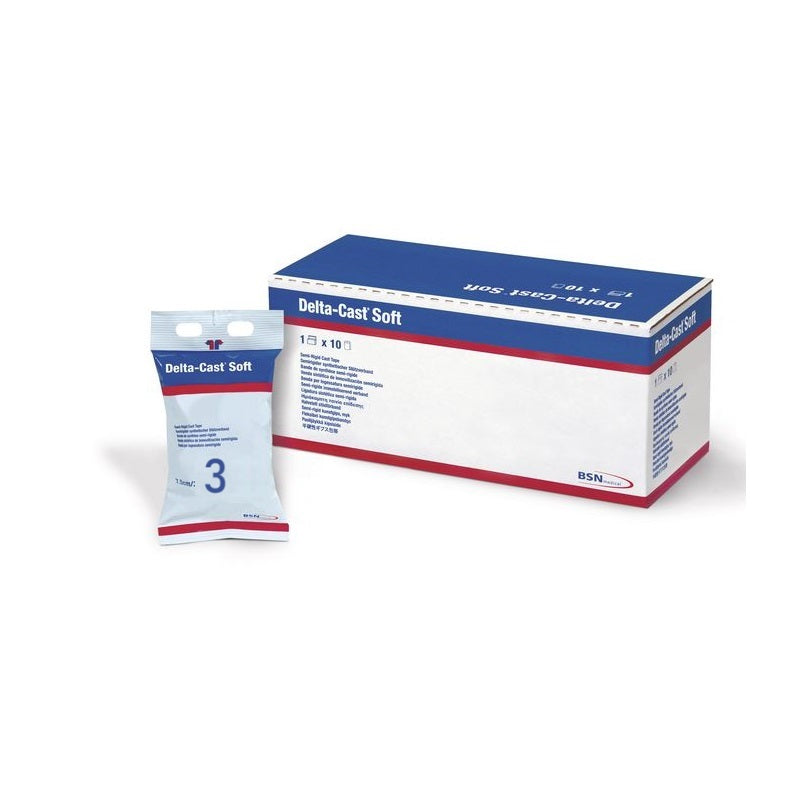 Delta Soft Cast Fiberglass Casting Tape 3 Inch 10 rolls /bx