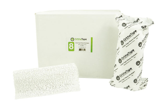 OrthoTape Plaster of Paris Bandage 8" x 5 Yrd | 10 Rolls | Orthopedic ...