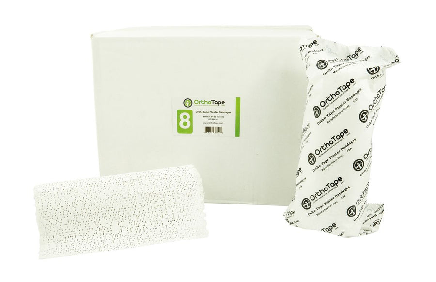 OrthoTape Plaster of Paris Bandage 8" x 5 Yrd | 10 Rolls | Orthopedic ...
