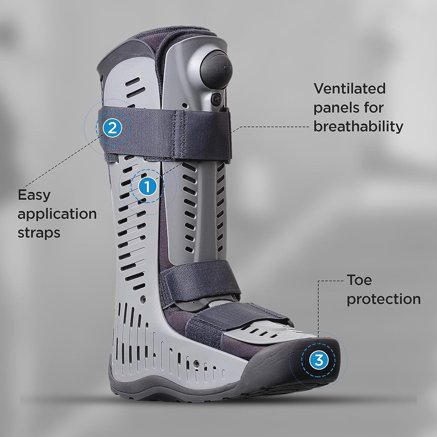 Ossur Rebound Air Cast Boot – Tall High Top | Pneumatic CAM Walking ...